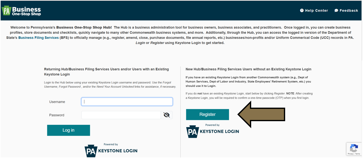 PA Business One-Stop Hub